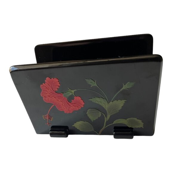Kitchen | Vintage Bembo Okinawa Japan Letternapkin Holder Black ...